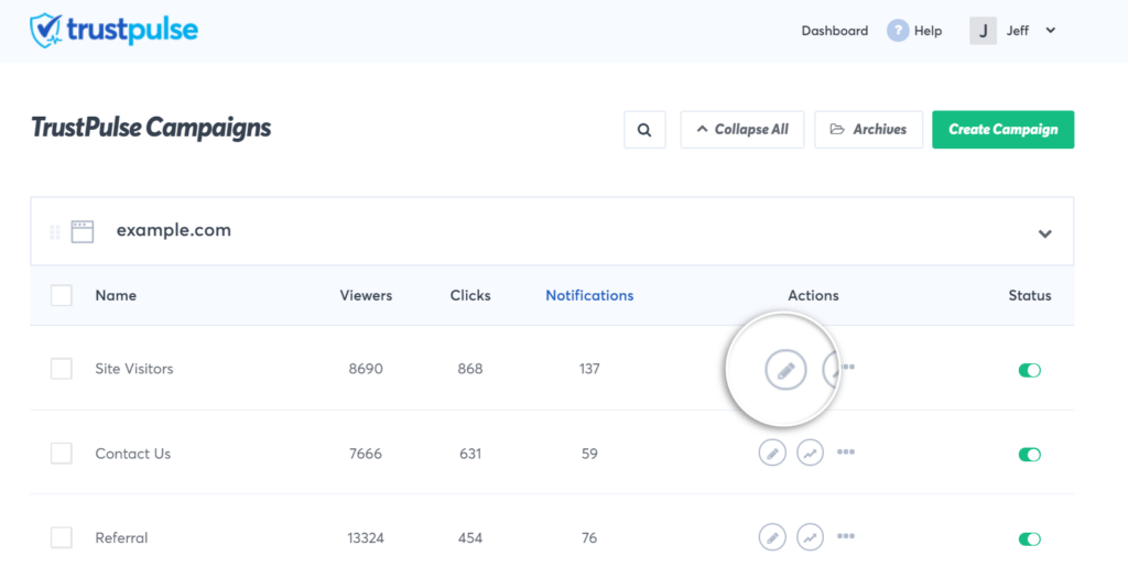How to add a Custom Image to your TrustPulse Campaign