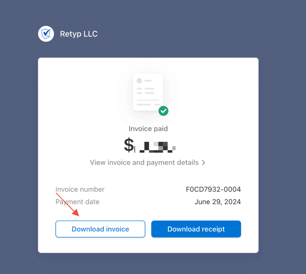 How to Download Your Invoice from TrustPulse